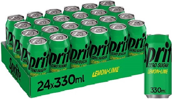 Sprite Zero Sugar 24 blikjes x 33 cl | bol
