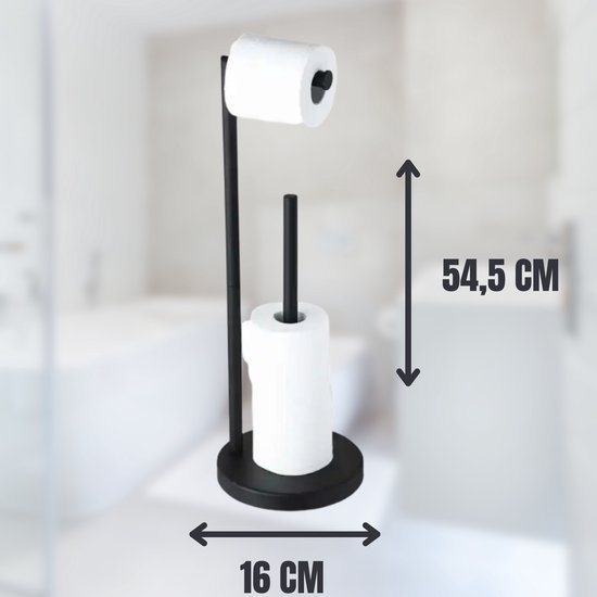 Wc Rolhouder Staand - Toiletrolhouder - Toiletbutler - Luxe ...