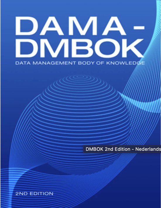 Diverse auteurs DMBOK 2nd Edition - Nederlandse versie Data Management ...