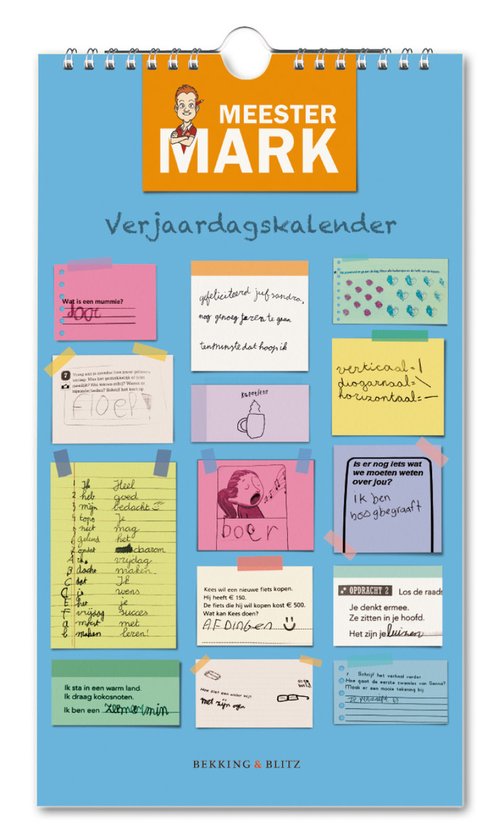 Meester Mark Verjaardagskalender | bol