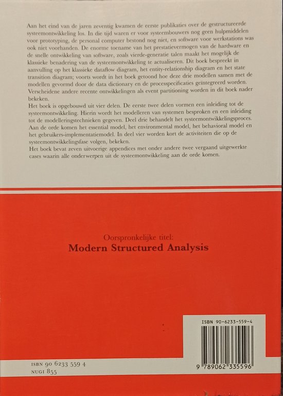 Gestructureerde analyse | 9789062335596 | Edward Yourdon | Boeken | bol