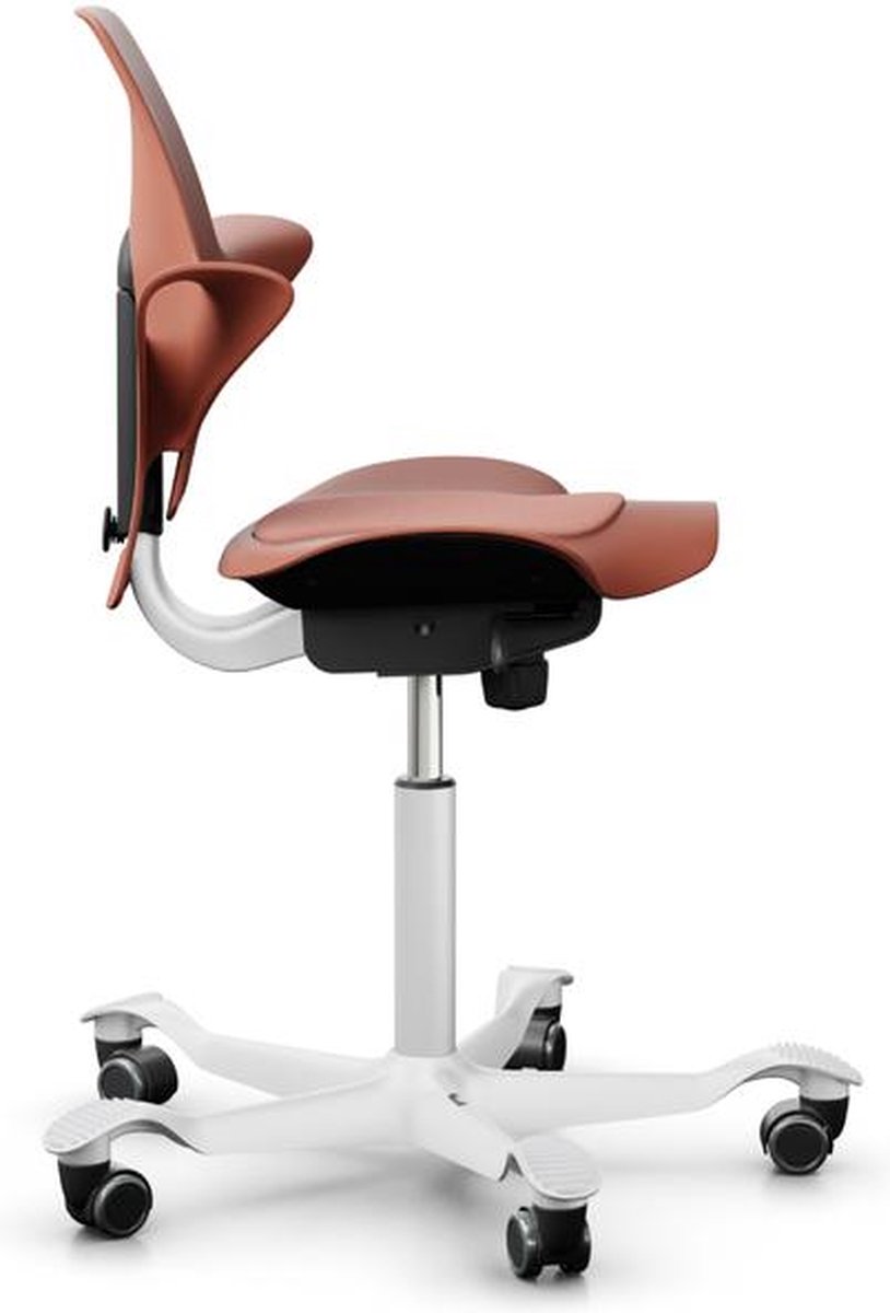 Zadelstoel HAG Capisco Puls 8010 - Kleur Oud Roze - Stof L. Blush ...