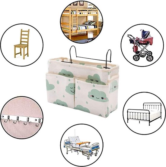 1 Stks Nachtkastje, Grote Capaciteit Opknoping Nachtkastje ...