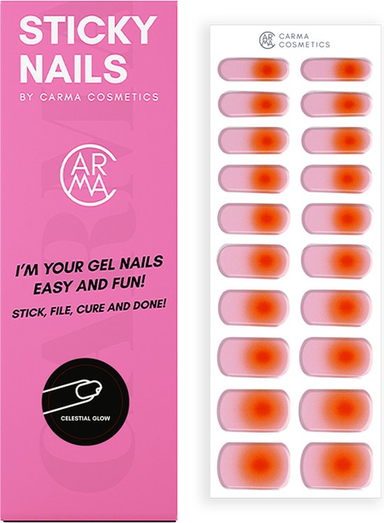 STICKY NAILS - Celestial Glow ( Gelpolish Stickers met AURA print) | bol