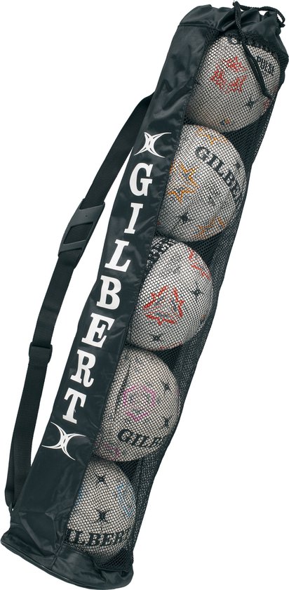 Gilbert Netball Ball Tubes - 110 x 25 - Zwart | bol