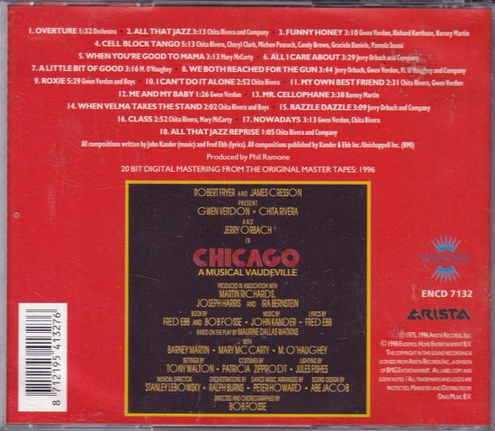 Chicago - Original cast recording, Original Cast Recording | Muziek | bol