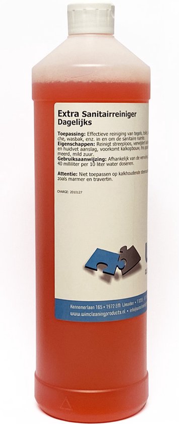 Extra sanitair reiniger dagelijks - Ontvetter - 1 Liter | bol