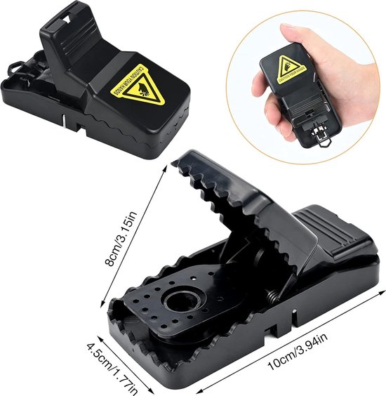 Lexium Muizenval - Muizenvallen - Muizenvallen Voor Binnen - 8 Stuks | bol