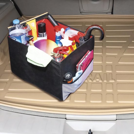Kofferbak Organizer Auto - 3 Sorteervakken - Kofferbak- Tas ...