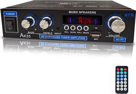 DiverseGoods Mini Versterker Bluetooth V5.0 | bol