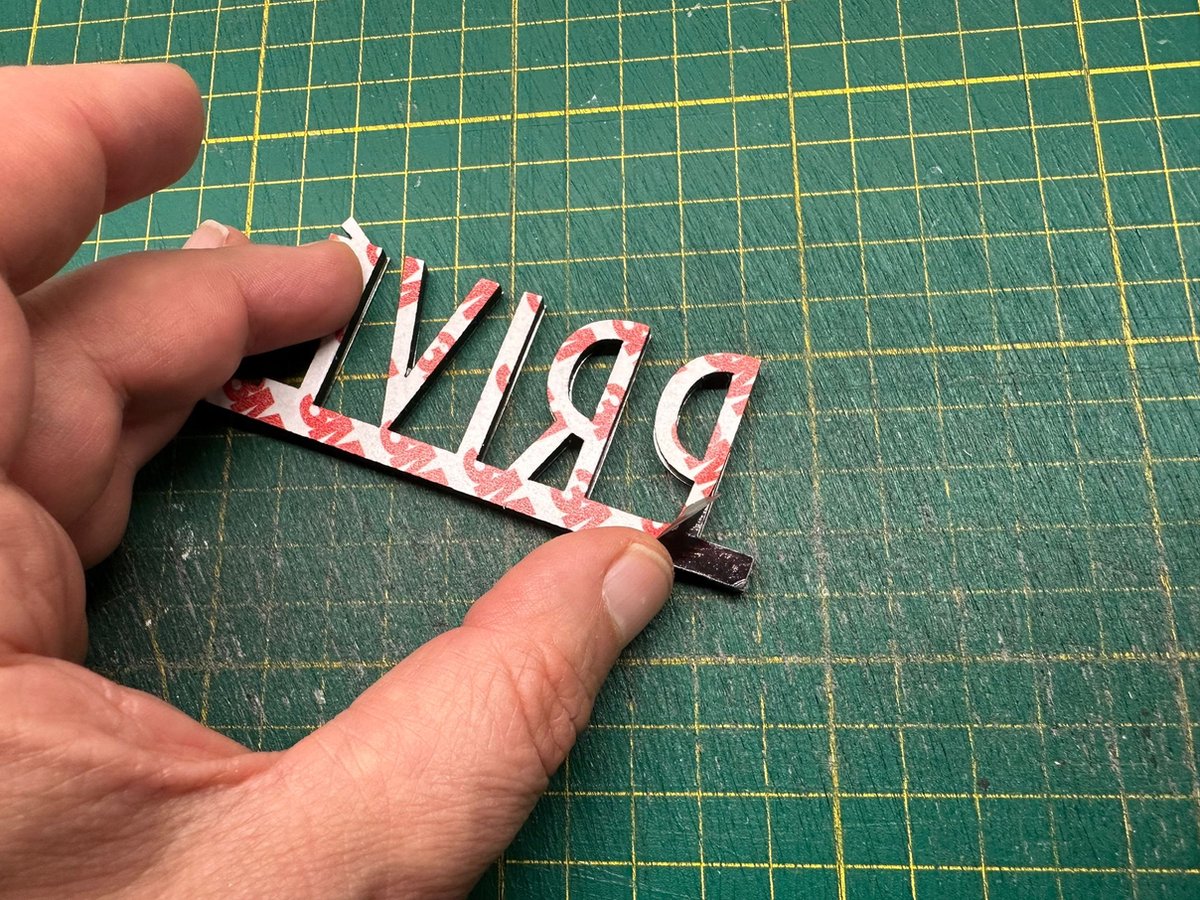 Privé sign- Deurbord- Privé - Goud rvs metaal- Adroniki | bol