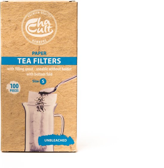 Cha-Cult - Theefilters maat S | 100 stuks | bol