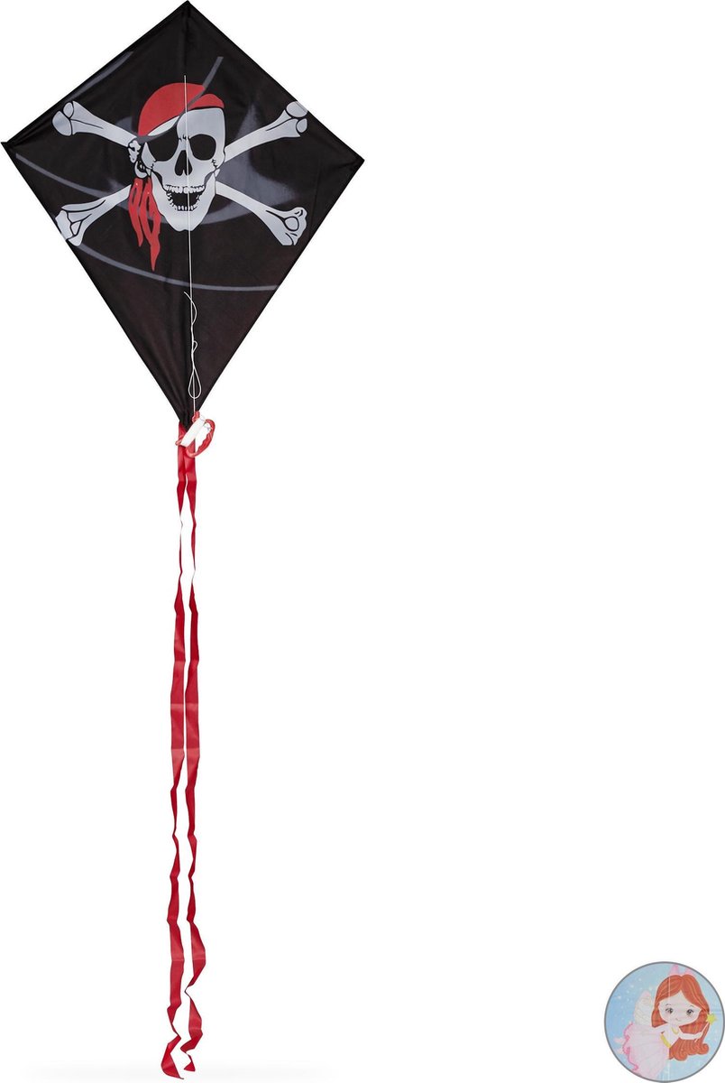 relaxdays Vlieger - kite - kindervlieger - kinder vlieger ...