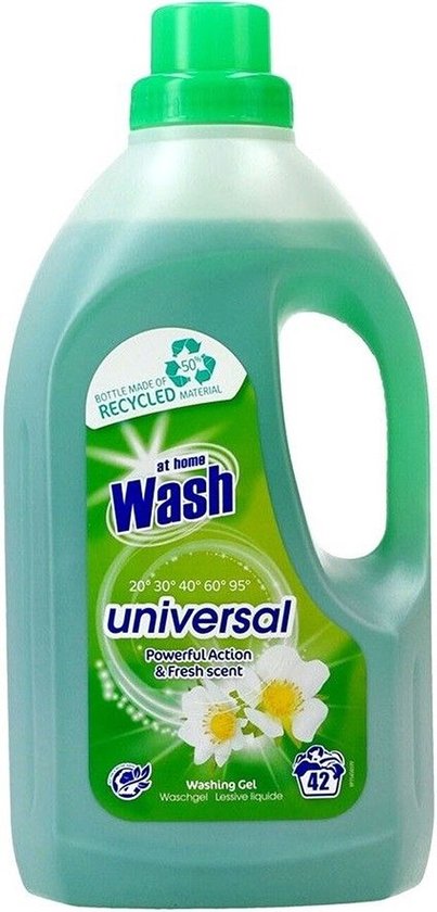 At Home - Wash - Wasmiddel - Alle Was - Frisse Geur - 42 Wasbeurten | bol