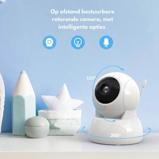 Smart Babyfoon iNeedy - Babyfoons - Op afstand bestuurbaar - Full HD ...