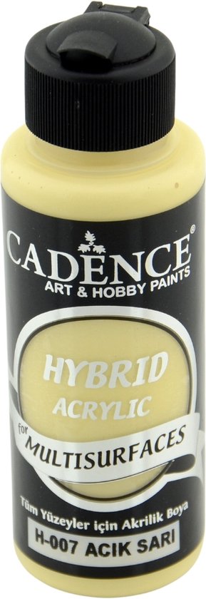 Acrylverf - Multisurface Paint - light yellow - Cadence Hybrid - 120 ml ...