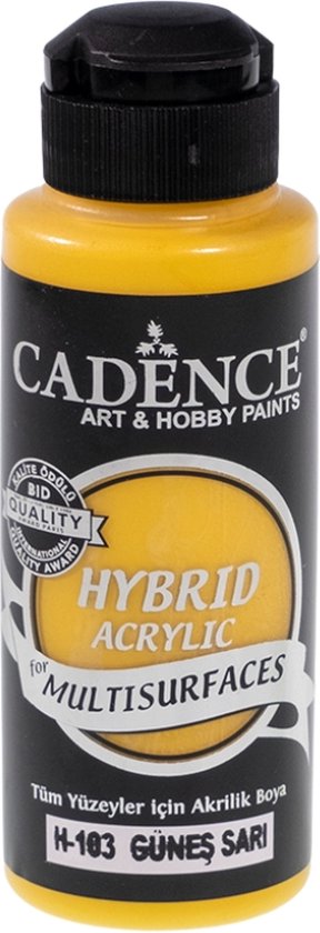 Cadence Hybrid Acrylverf 120 ml Sun Yellow | bol