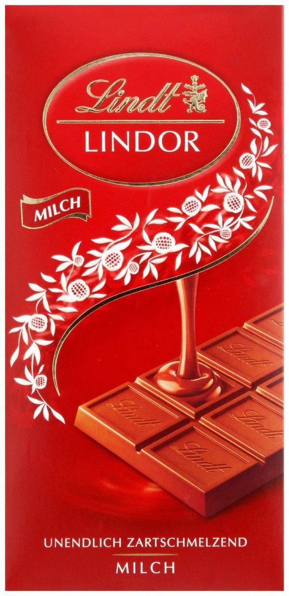Lindt Lindor Chocolade tablet melk 18 x 100 gram | bol