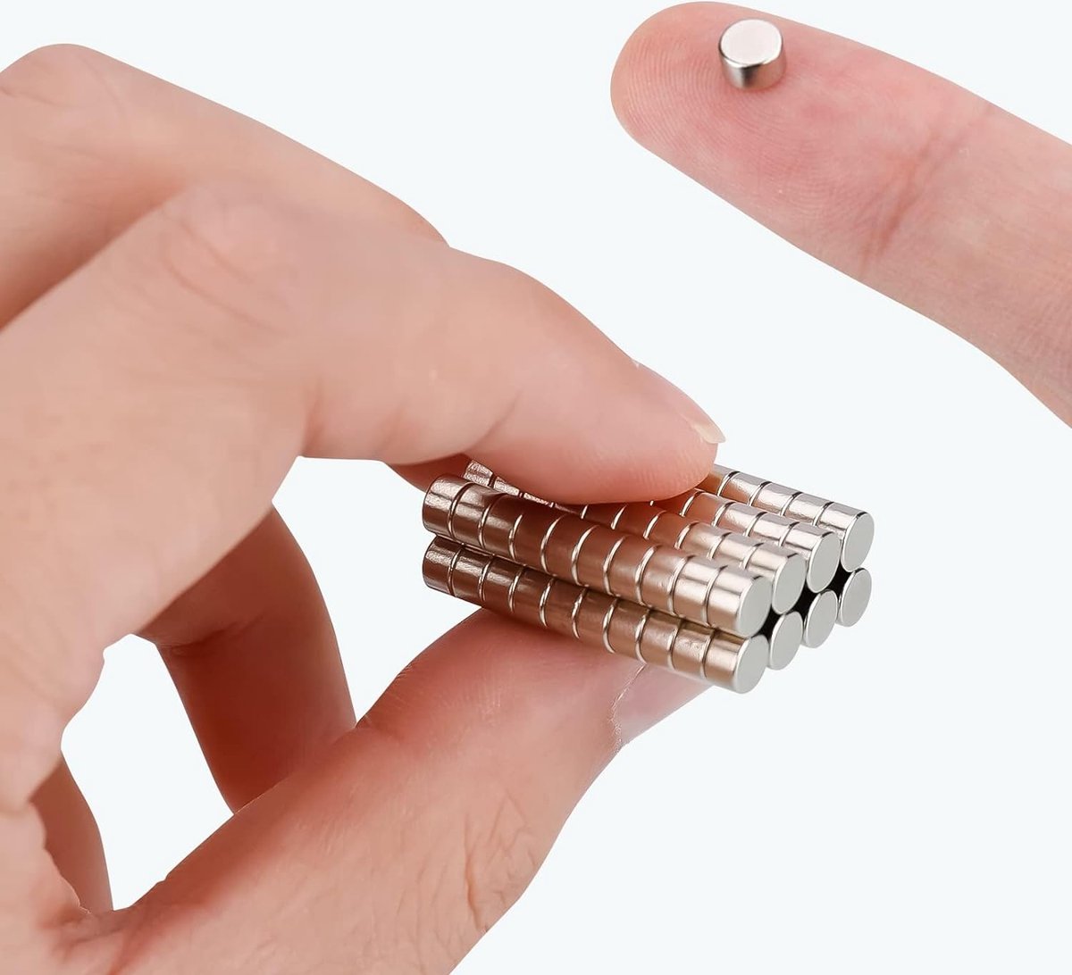 80 stuks mini-magneten, rond, klein, 5 x 3 mm, neodymium ...