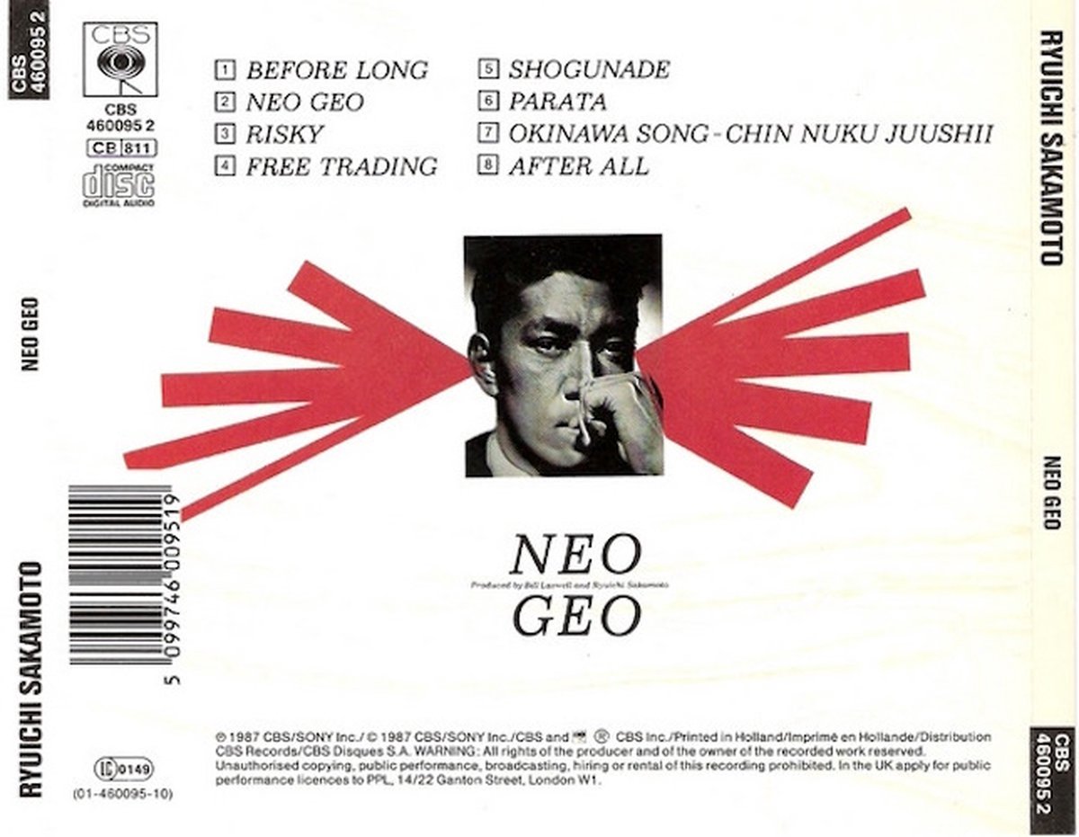 Ryuichi Sakamoto : Neo Geo CD, Ryuichi Sakamoto | Muziek | bol