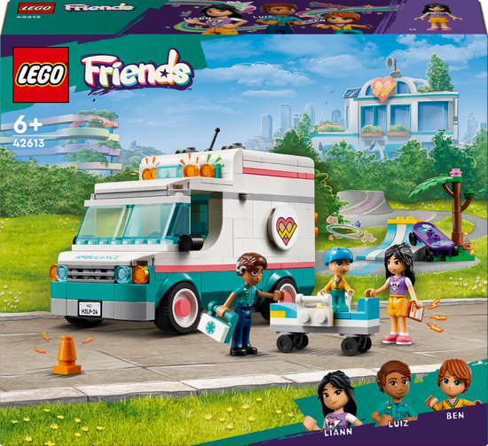 LEGO Friends Heartlake City ambulance Speelgoed Set met 3 Personages ...