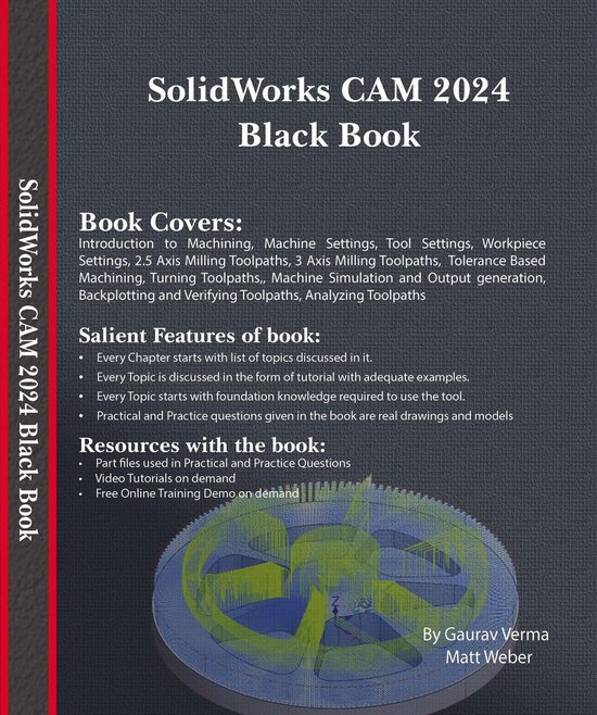 SolidWorks CAM 2024 Black Book (ebook), Matt Weber | 9798223409427 ...
