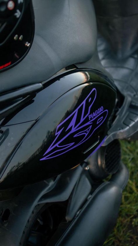 Piaggio Zip Sticker Achter - Scooter Stickers - Scooter Sticker ...