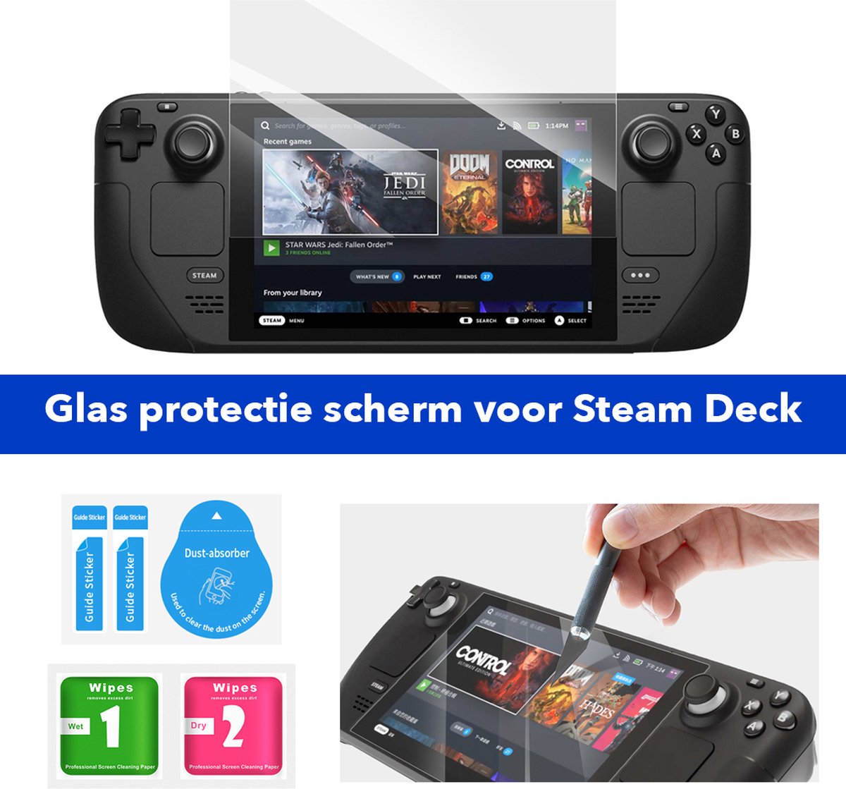 Accessoires Set geschikt voor Valve Steam Deck - Compleet Pakket ...