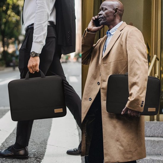 Laptop Sleeve Case 17 17,3 Inch, Slanke Waterbestendige TSA Laptop ...