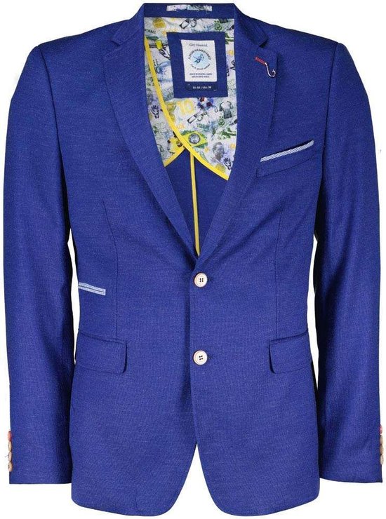 A Fish Named Fred - Blazer Blauw - Mannen - Maat 50 | bol