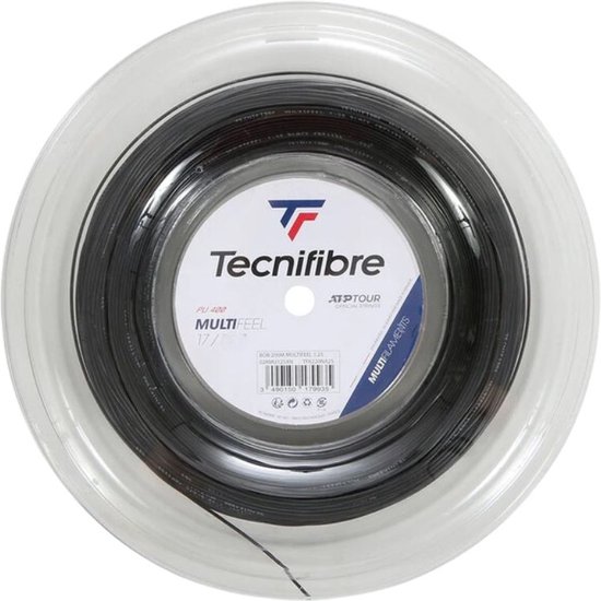 Tecnifibre Tennissnaar Multifeel 1.30 Zwart Op Rol 200m | bol
