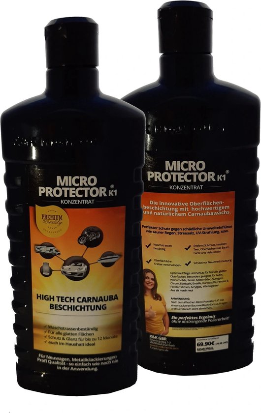 Micro Protector K1 - Innovatieve Oppervlaktecoating (Wax ...