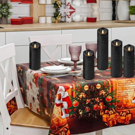 LED kaarsen 5 stuks,led-kaarsen met echt vlam effect, led kaars ...
