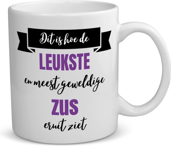 Akyol - leukste zus eruit ziet koffiemok - theemok - Zus - beste zus ...