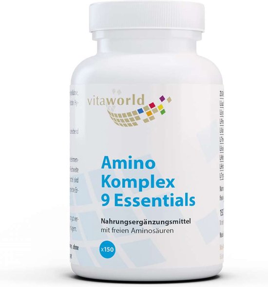 Vitaworld amino komplex 9 essentials 150 tabletten | bol