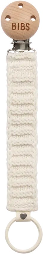 BIBS BIBS Pacifier Clip Knitted Ivory | bol
