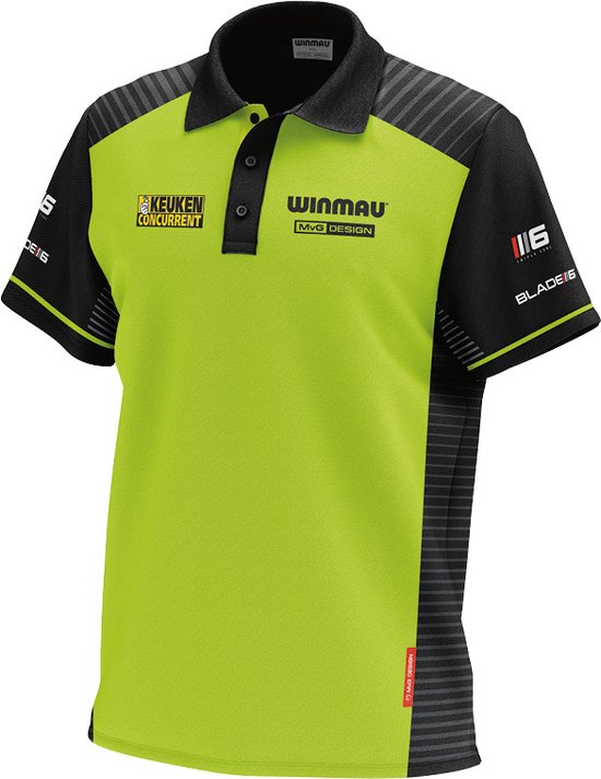 WINMAU - Michael van Gerwen Matchshirt 2024 - Dart Shirt - S | bol