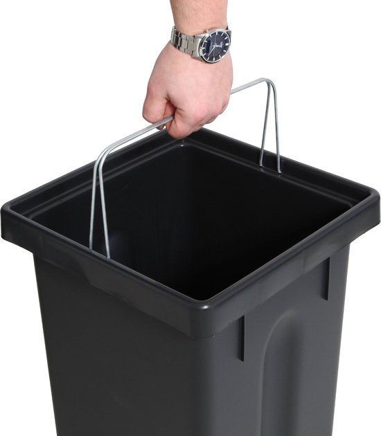 Set van 3 Prullenbakken voor afvalscheiding – 20L – Afval sorteren ...