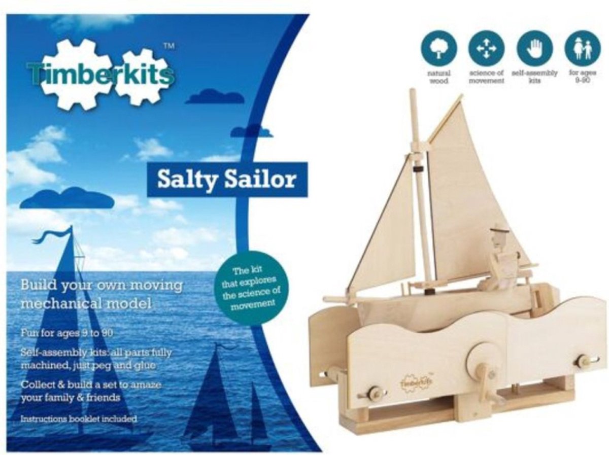 Timberkits bouwpakket Salty Sailor - DIY - Modelbouwpakket | bol