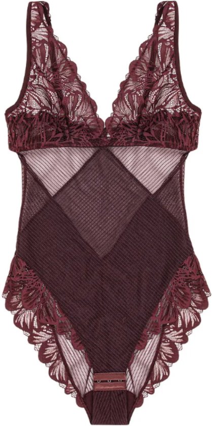 Triumph Lavish Spotlight Dames Body - Bordeaux Rood - Maat M | bol