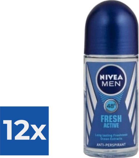 Nivea Deo Roller - Fresh Active - 12 x 50 ml | bol