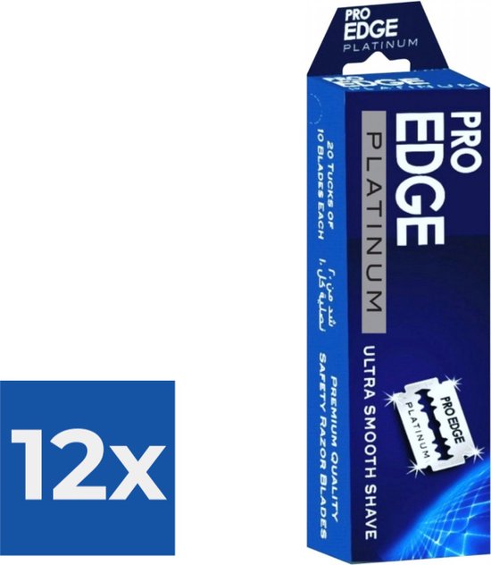 Pro Edge Double Edge Blade 100 Stuks - Voordeelverpakking 12 stuks | bol