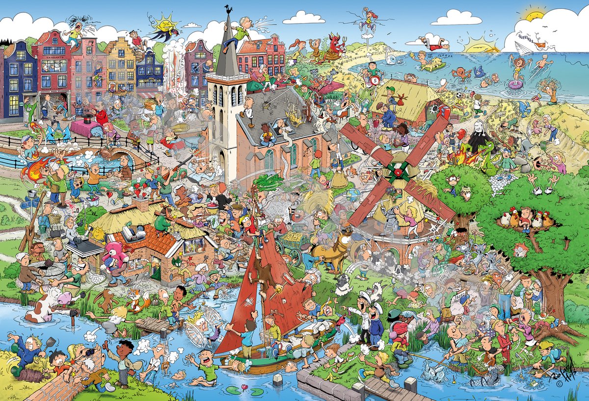 Zoekplaat 222 Spreekwoorden en gezegden - Roland Hols - Unieke cartoon ...