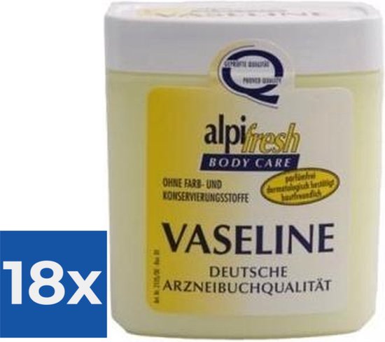 Alpi-Fresh Handcreme Vaseline - 250 ml. - Voordeelverpakking 18 stuks | bol