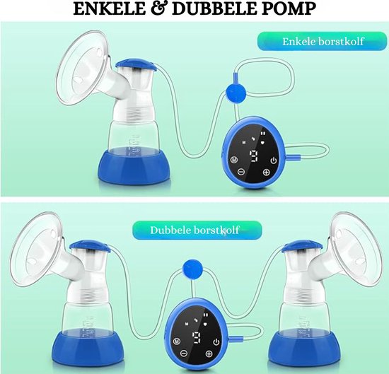 Dubbele Elektrische Borstkolf Set met Accessoires - Stille Draagbare ...