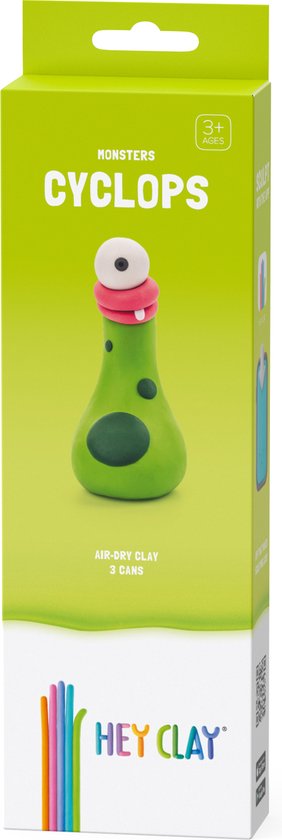 Hey Clay - Boetseerklei - Monsters - Cyclops | bol