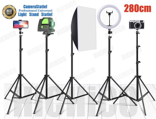 HiCHiCO® licht standaard Fotografiestatief Smartphone Tripod Camera ...
