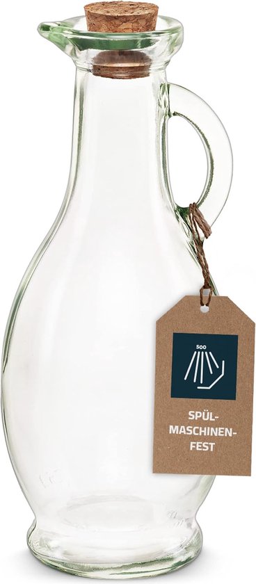 1 x Lege glazen fles / Olie fles voor het vullen van een 250 ml karaf ...