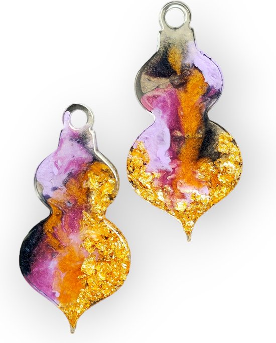 Resin Art JR: Unieke hoogwaardige kwaliteit epoxy kersthangers ...