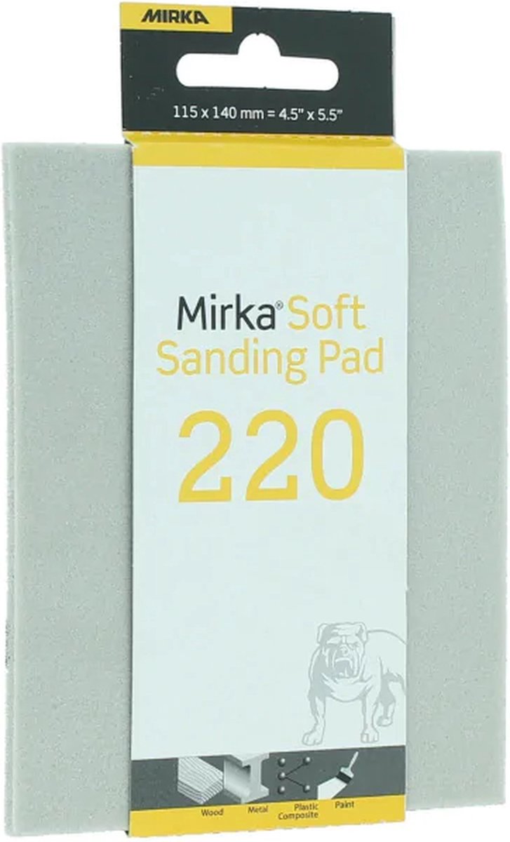 MIRKA Foam Schuurpad P220 SUPER FIJN | bol